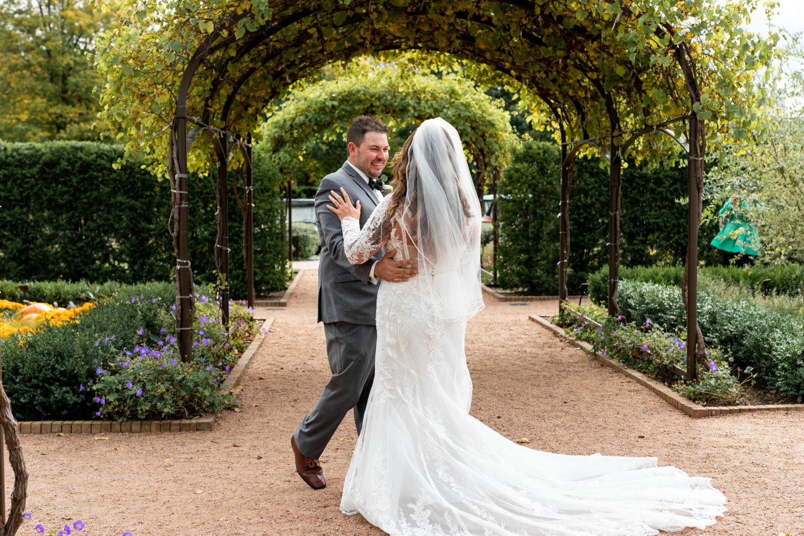The Wedding of a Modern day couple at Cantigny Park - Lauren Ashley ...